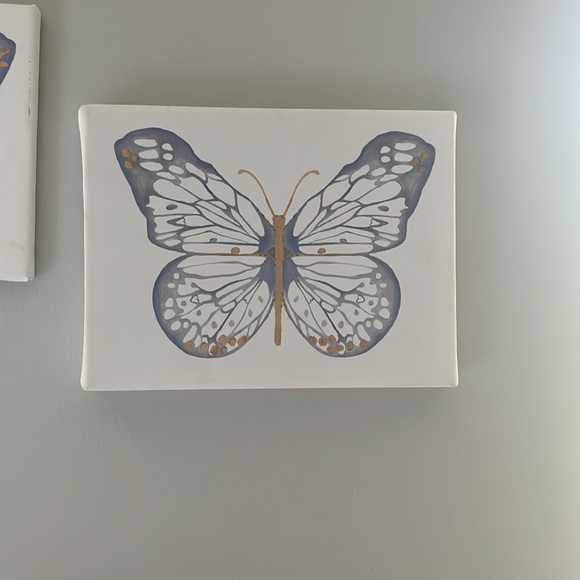 Art | Mini Mk Decker Butterfly Canvas | Poshmark